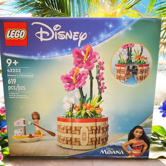 Moana | Toys | Disney Moana Lego Set Buildable Flower And Mini Doll ...